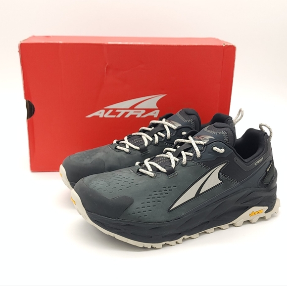 Altra | Shoes | Altra Mens Olympus 5 Hike Low Gtx Black Trail Runner ...